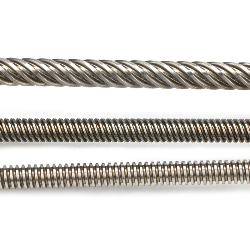 16mm ACME Trapezoid lead screw cnc lead screw with trapezoidal thread ...