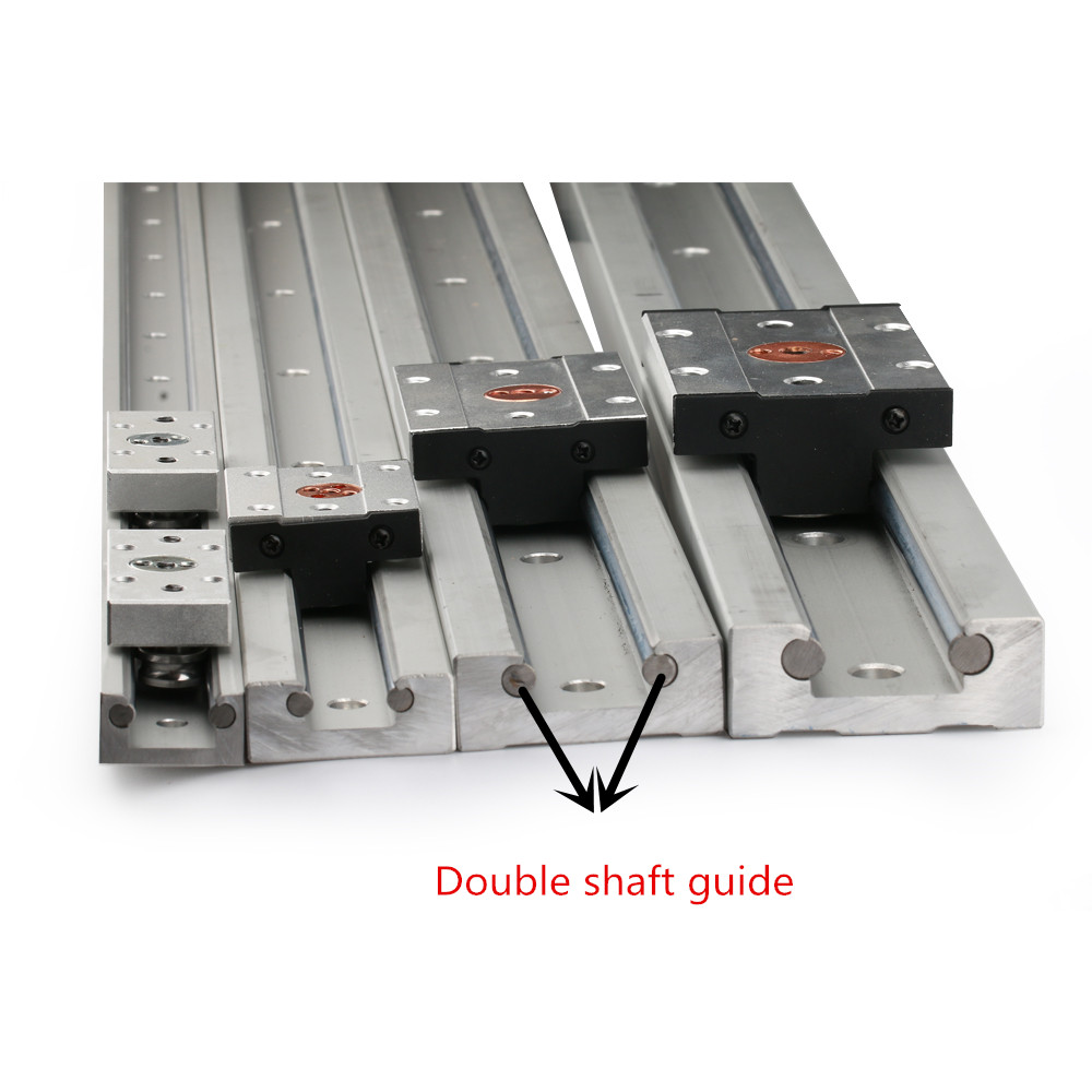 SGR15 built-in dual-axis linear guide slider high-speed mechanical square track slide micro ...