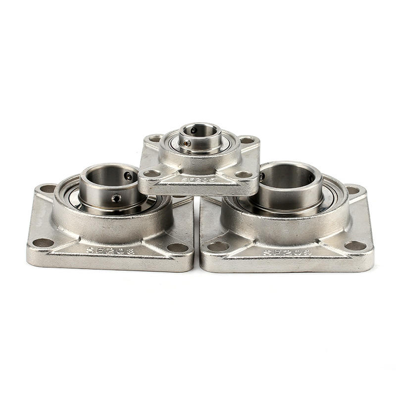 Square Stainless Steel Bearing Unit Pillow Block Bearing SUCF204 UCF204