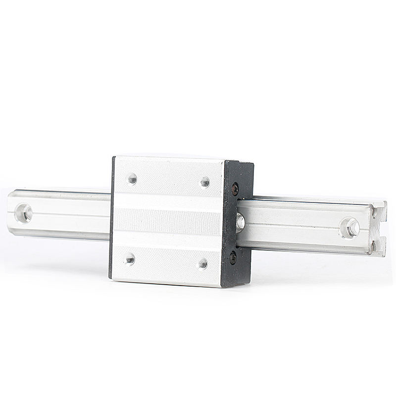 Silver Black Aluminum double rod 16mm dual-axis linear guide track ...