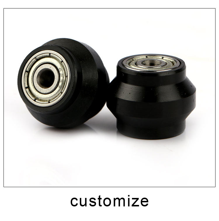 bore 4mm 5mm 6mm 8mm 9mm 10mm V W groove 3D printer driven wheel 2020 ...