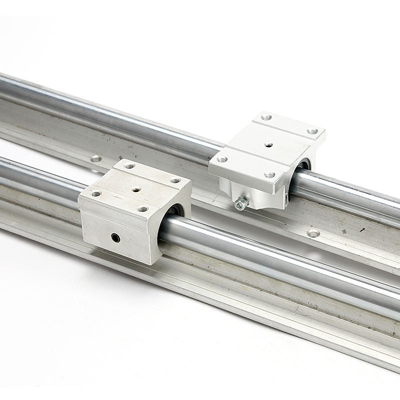 CNC machine sliding system aluminum linear guide rail SBR20