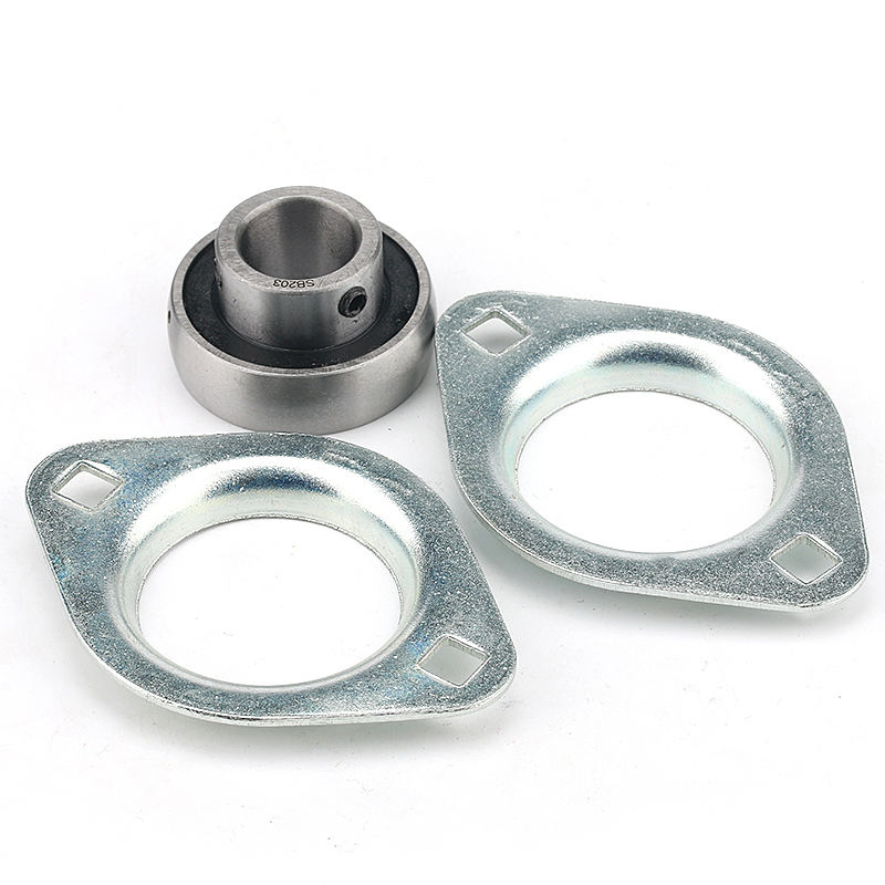 Pressed Steel Flanged Two-Bolt Stamping Bearing Housing PFL205 Bearing ...